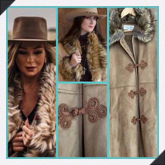 Tasha Polizzi | Jackets & Coats | Nwot Tasha Polizzi Faux Fur Long Coat ...